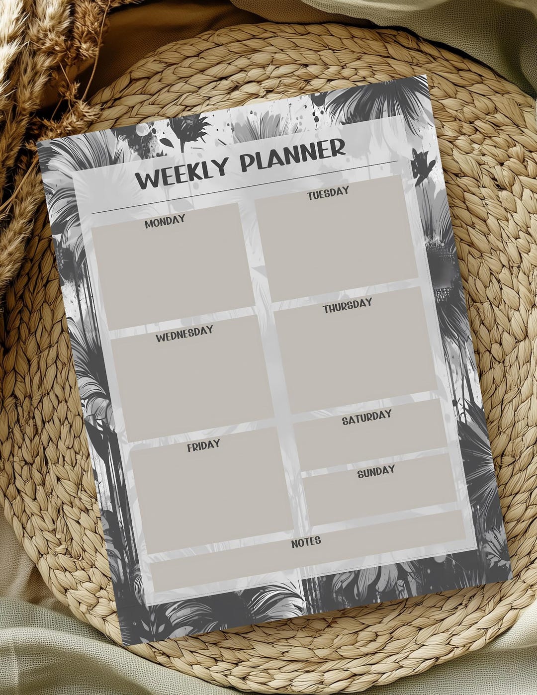 Printable Weekly to Do List Planner | Boho Western Sunflower Design - Etsy