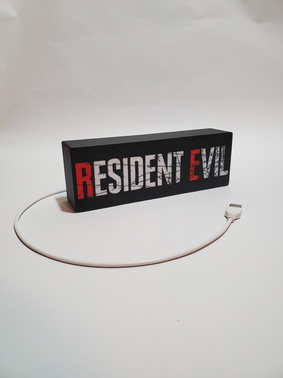 Resident Evil White LED Lamp, Resident Evil Lightbox, USB Powered ...