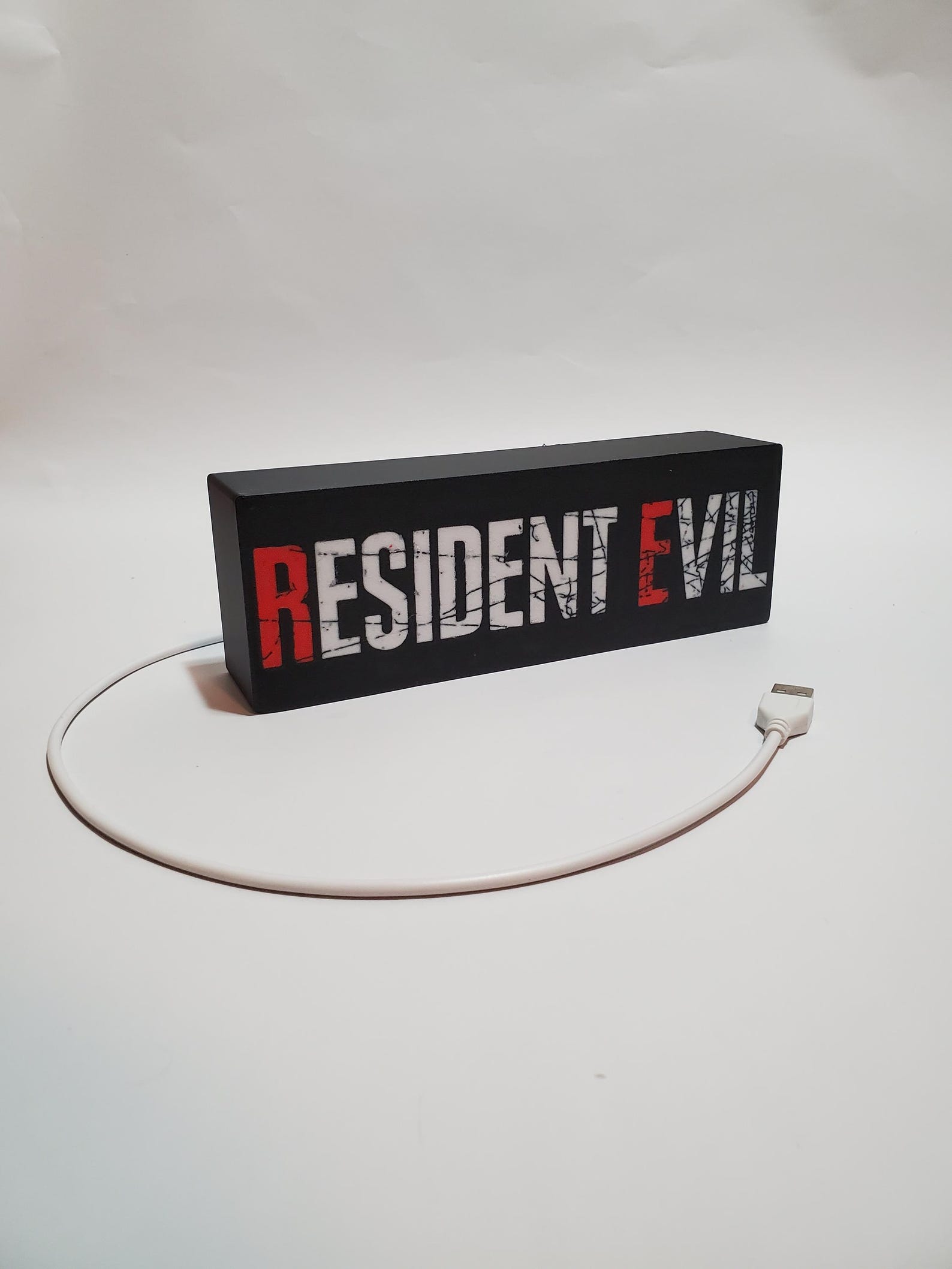 Resident Evil White LED Lamp, Resident Evil Lightbox, USB Powered ...