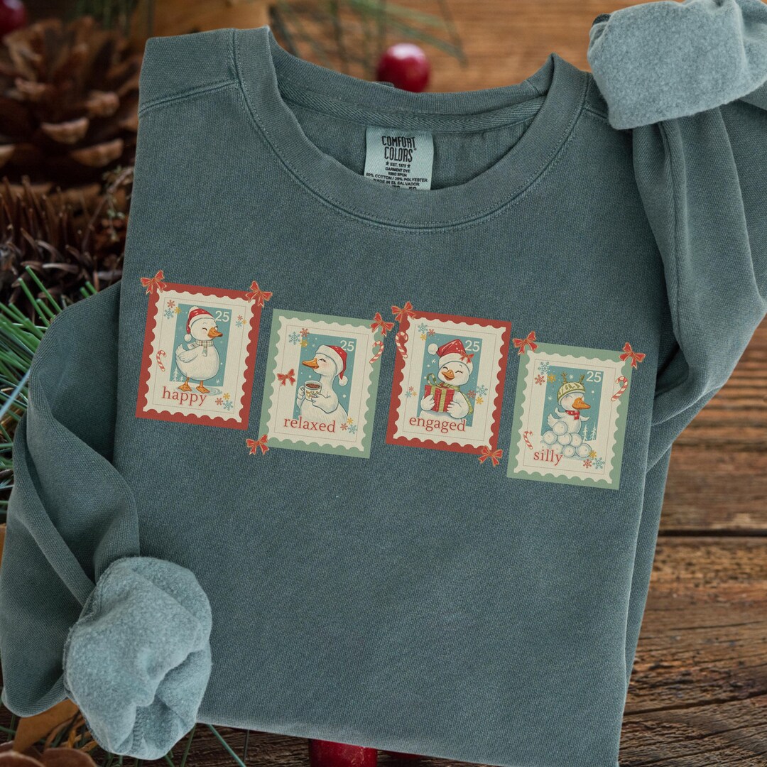 Happy Relaxed Engaged Silly Goose Comfort Colors Sweatshirt, ABA ...