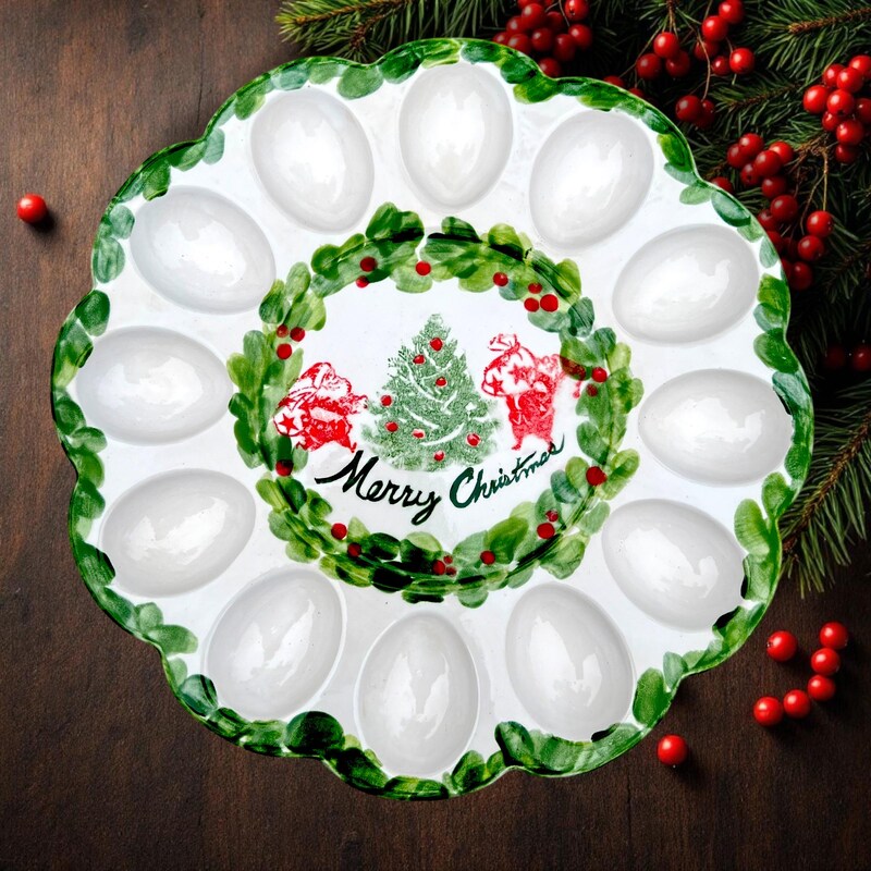 Christmas Tree Deviled Egg Holder - Etsy
