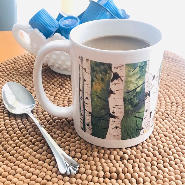 Aspen Tree Mug - Etsy