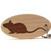 Mouse Key Chain, Wood Rodent Key Ring, Rat Key Ring, Animal Accessories ...