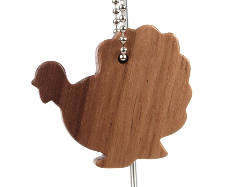 Wooden Turkey Silhouette Key Chain Simple Outline Turkey Key - Etsy