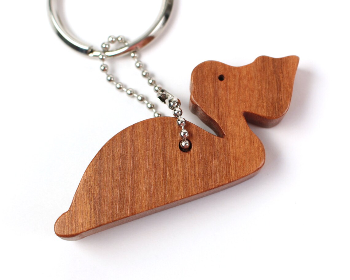 Simple Wood Pelican Silhouette Key Chain Pelican Bird Outline - Etsy