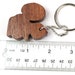 Squirrel Key Chain Wood Squirrel Silhouette Key Ring - Etsy