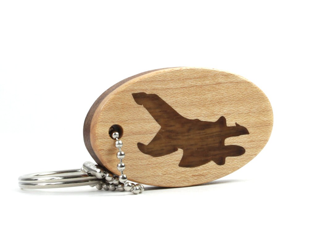 Fighter Jet Key Chain Scroll Saw Wood Airplane Keychain - Etsy