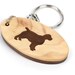 Springer Spaniel Keychain, Pet Key Ring, Wood Dog Breed Key Fob, Wood ...