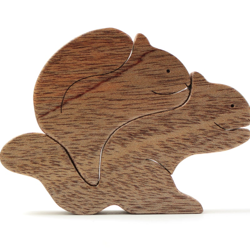 Wooden Squirrel - Etsy