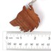 Wolf Key Chain Wood Dog Key Fob Coyote Key Ring Southwest - Etsy