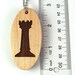 Rook Key Chain Chess Piece Key Fob Chess Game Piece Key - Etsy
