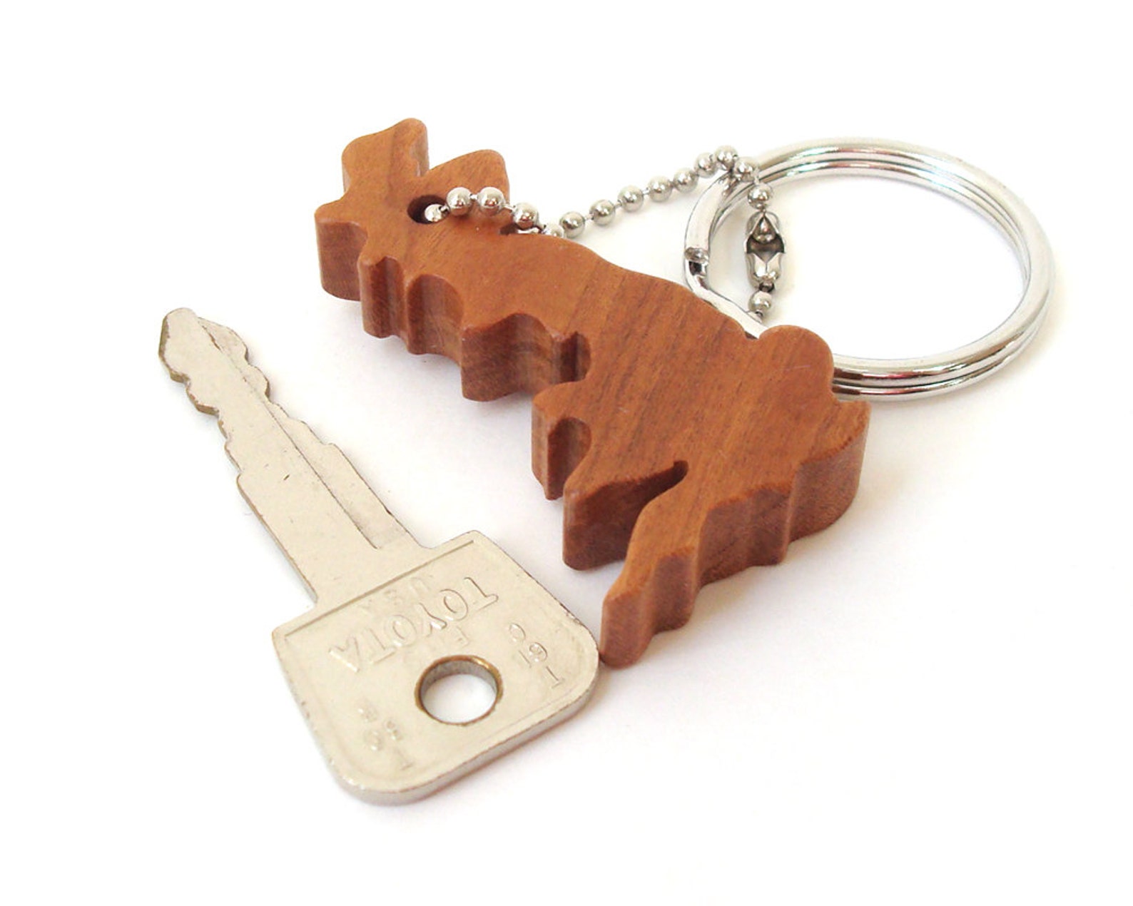Wooden Great Britain Key Chain UK Silhouette United Kingdom | Etsy