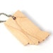 Wooden Indiana Key Chain, USA State Silhouette Key Ring, Indiana ...