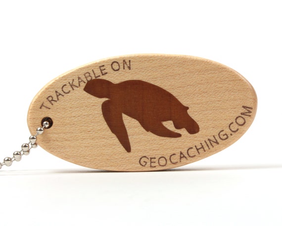 Wooden Handmade Geocaching Trackable Sea Turtle Geocoin Key - Etsy