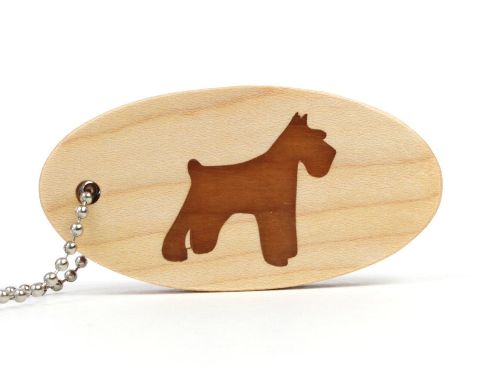 Schnauzer Key Ring Wood Schnauzer Key Chain Pet Key Fob Dog - Etsy
