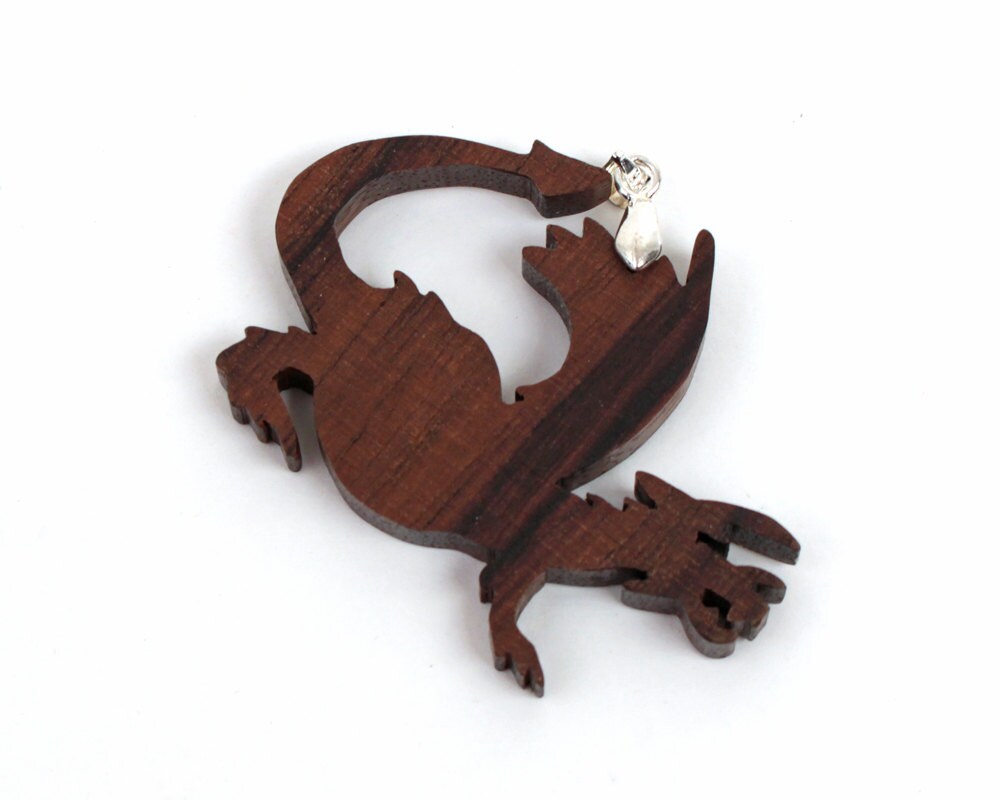 Dragon Necklace Medieval Dragon Pendant Medieval Beast | Etsy