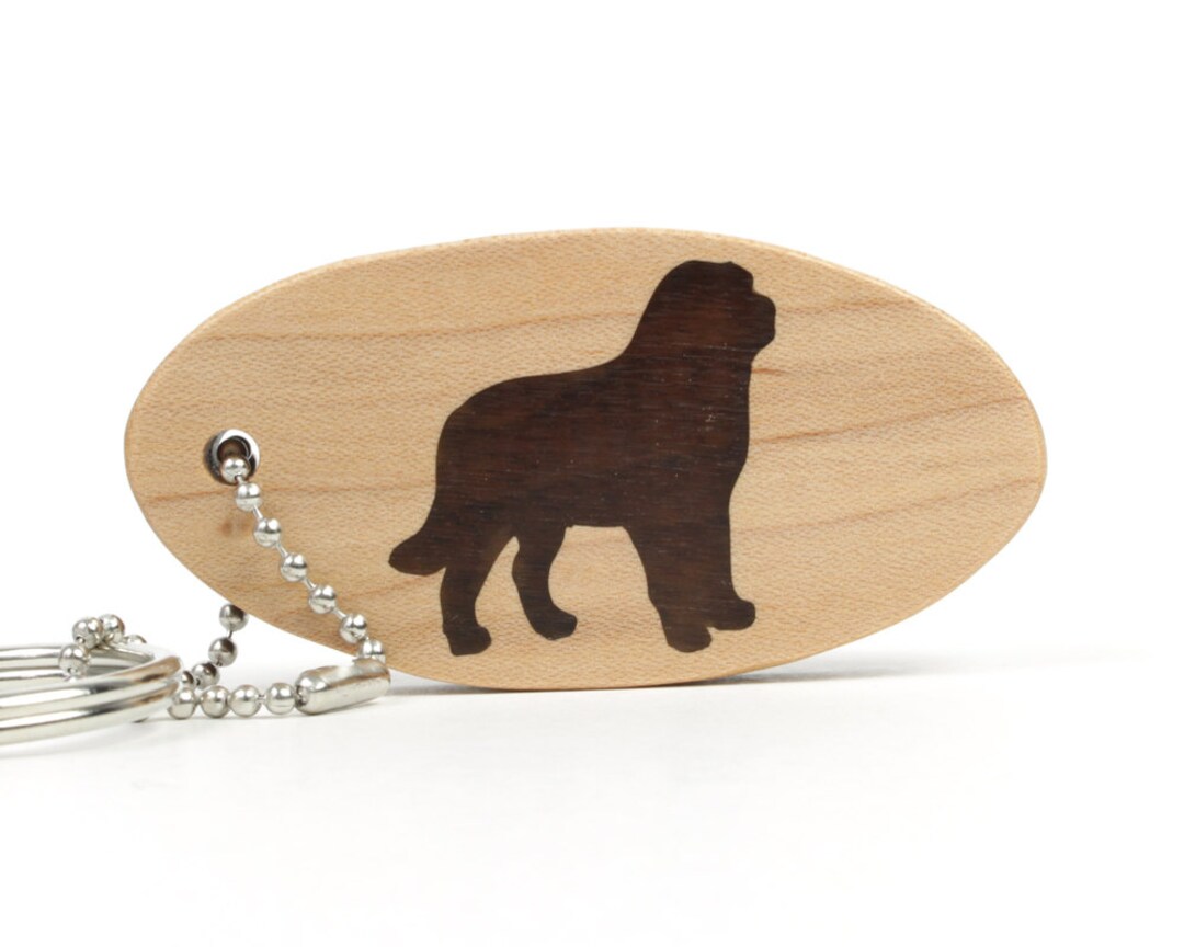 Saint Bernard Key Chain Wood Scroll Saw Dog Keychain Pet Key - Etsy