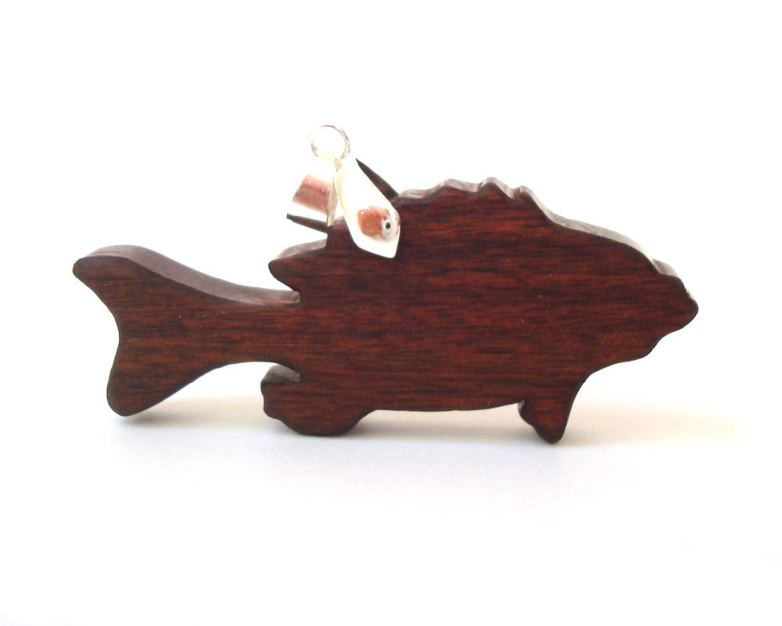 Fish Necklace Wooden Fish Pendant Scroll Saw Animal Jewelry - Etsy