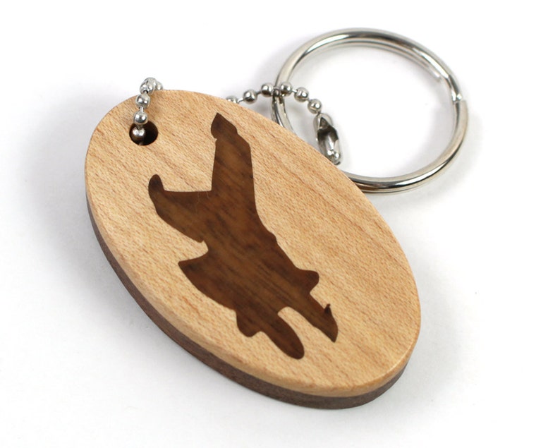 Fighter Jet Key Chain Scroll Saw Wood Airplane Keychain - Etsy