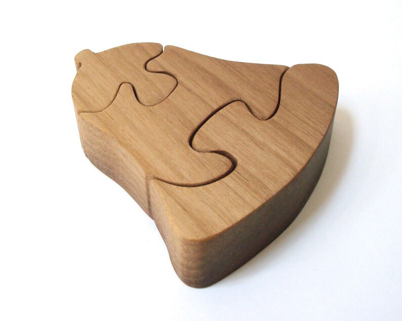 Small Wood Bell Puzzle Toy Teacher Puzzle Christmas Puzzle - Etsy
