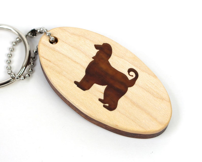 Afghan Hound Key Chain Wood Dog Key Ring Wooden Pet Key Fob - Etsy