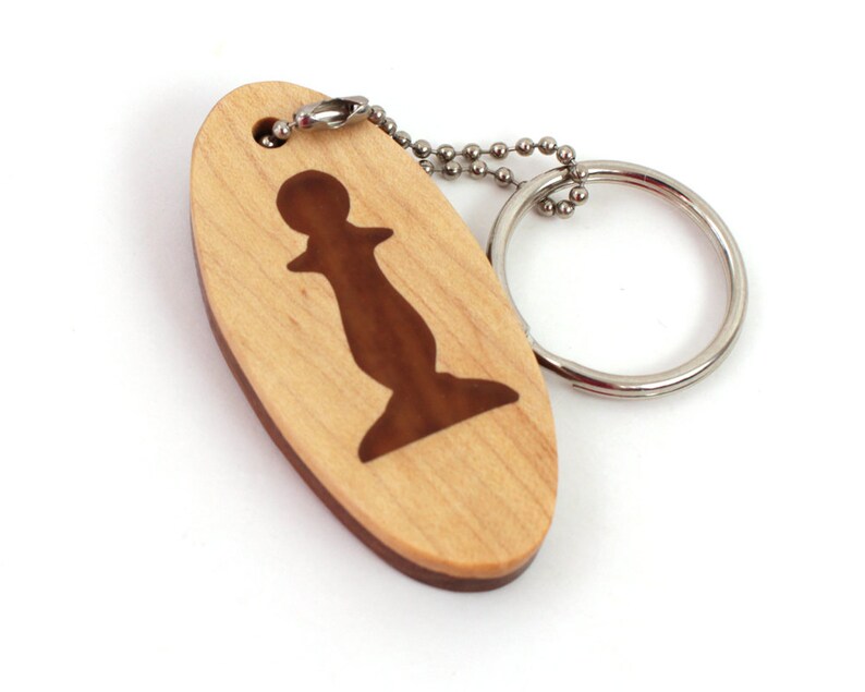 Chess Pawn Key Chain Wood Chess Game Piece Key Fob Chess - Etsy