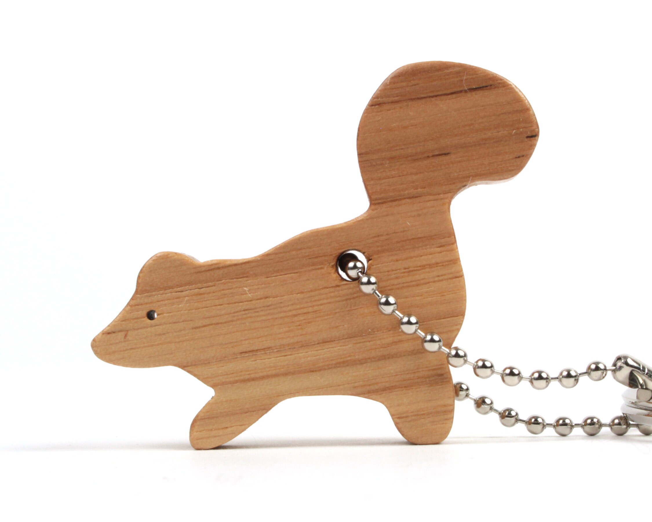 Wood Skunk Key Chain Skunk Accessories Woodland Animal | Etsy