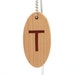 Personalized Initial Key Chain Wood Letter T Keychain Single - Etsy