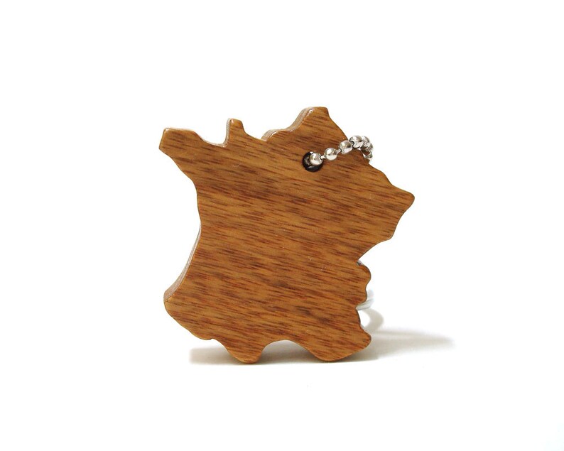 Wooden France Key Chain Country Silhouette Outline Cutout Wood | Etsy