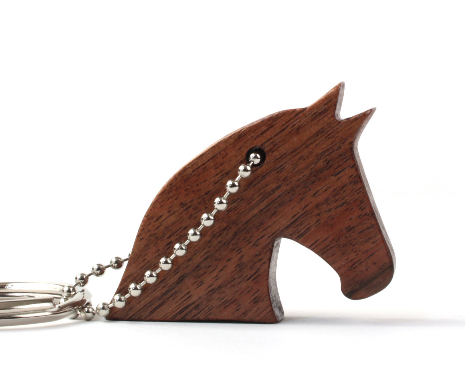 Horse Head Key Chain Wood Scroll Saw Silhouette Western | Etsy