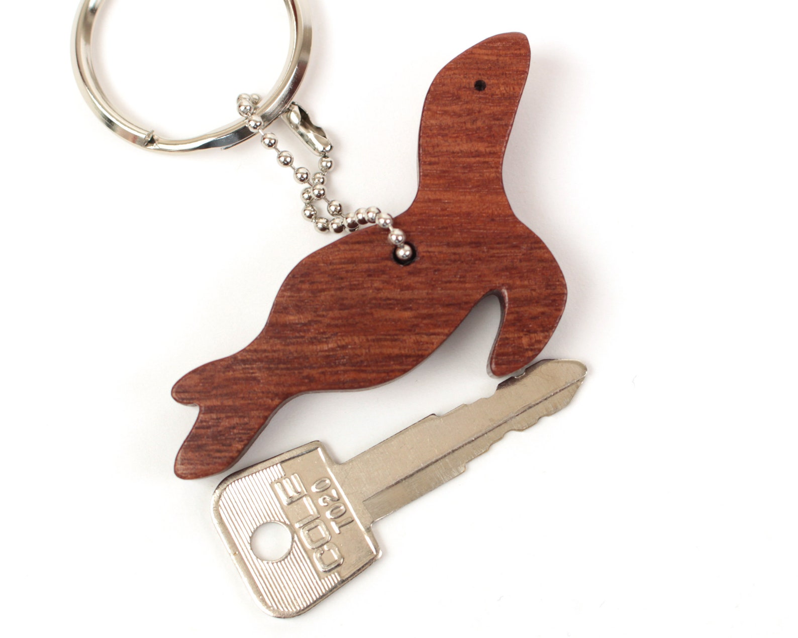 Seal Key Chain Wood Scroll Saw Outline Silhouette Keychain | Etsy