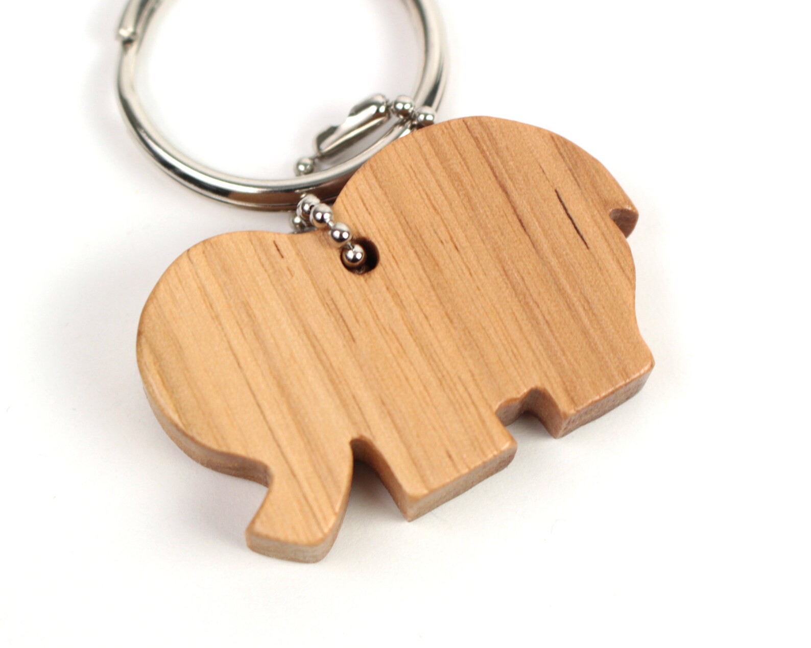 Elephant Key Chain Wood African Animal Keychain Elephant Key | Etsy