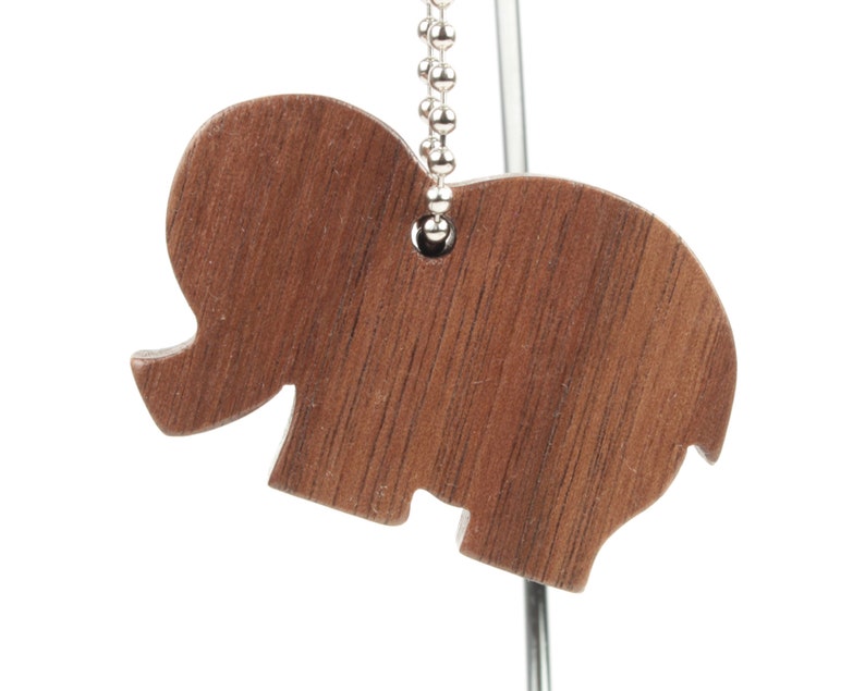 Elephant Key Chain Wood African Animal Keychain Elephant Key | Etsy
