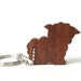 Sheep Key Chain Wood Lamb Scroll Saw Country Wood Animal Key Chain ...