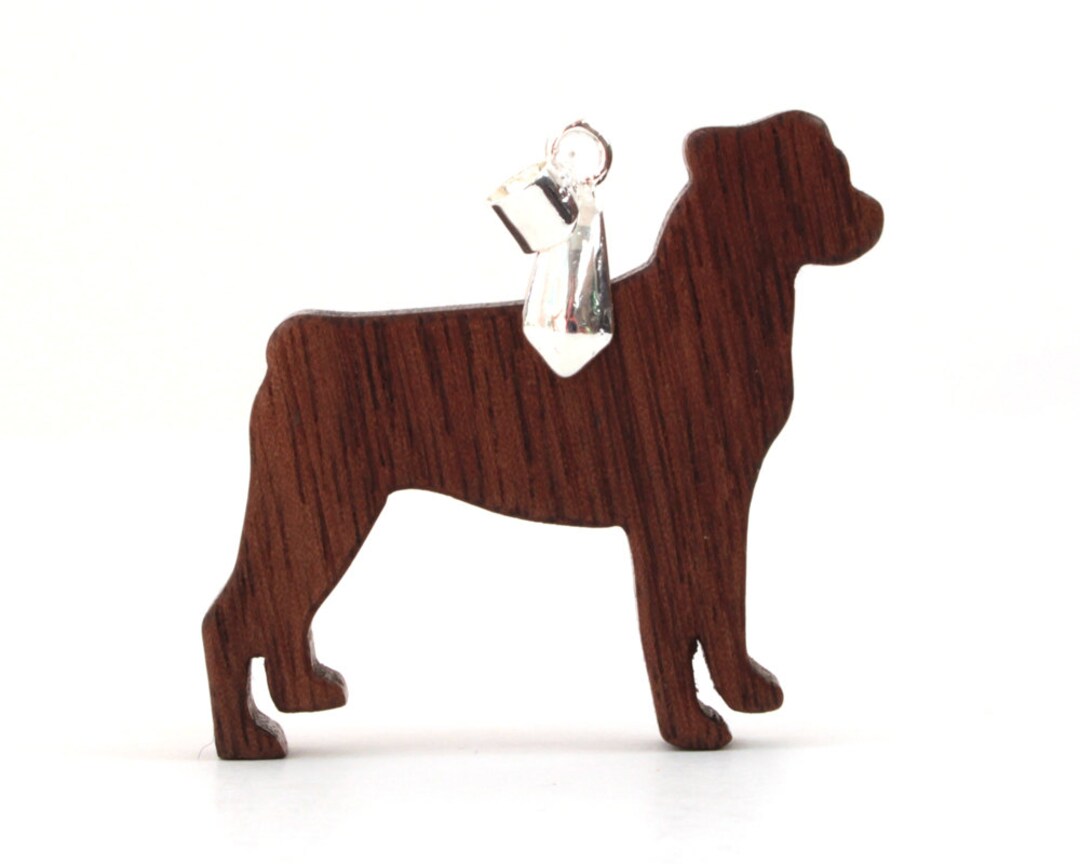 Rottweiler Necklace Wood Dog Pendant Dog Breed Jewelry Pet - Etsy