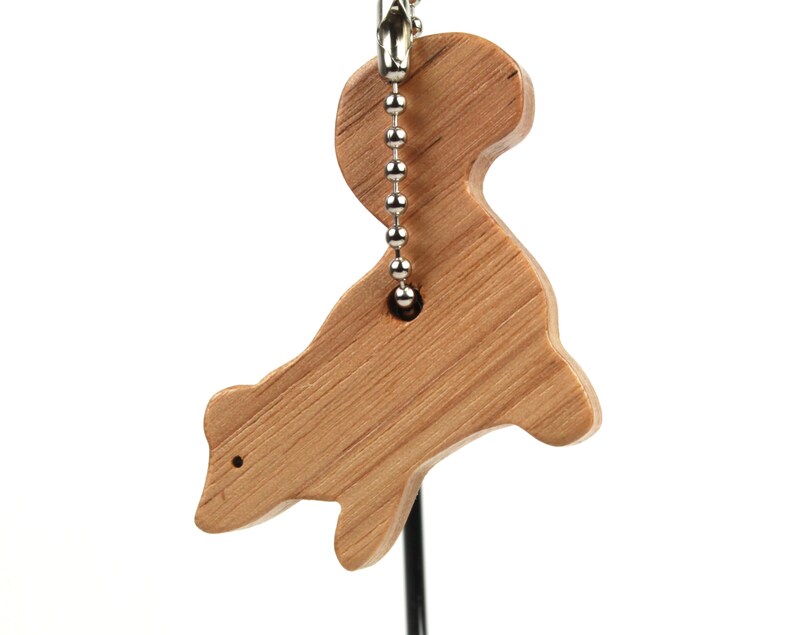 Wood Skunk Key Chain Skunk Accessories Woodland Animal | Etsy