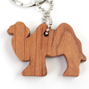 Camel Key Chain Wooden Animal Key Ring Camel Silhouette Key | Etsy
