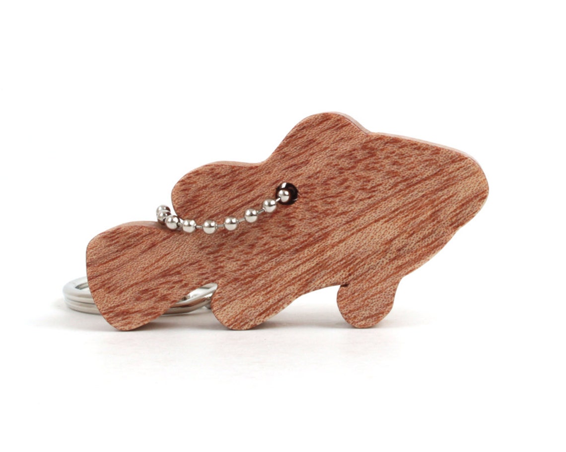 Clownfish Key Chain Wood Ocean Animal Key Fob Nautical Key | Etsy