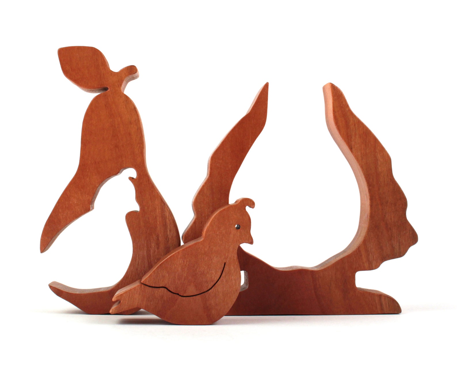 Wood Partridge in a Pear Tree Christmas Decoration 12 Days - Etsy