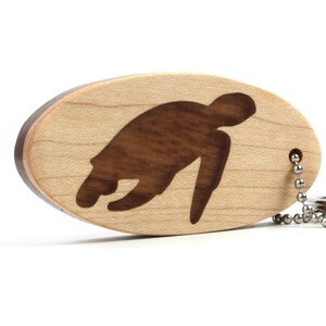 Sea Turtle Key Chain, Ocean Animal Keyring, Nautical Accessory ...