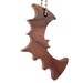 Bat Key Chain Flying Bat Silhouette Wood Animal Key Fob Bat - Etsy