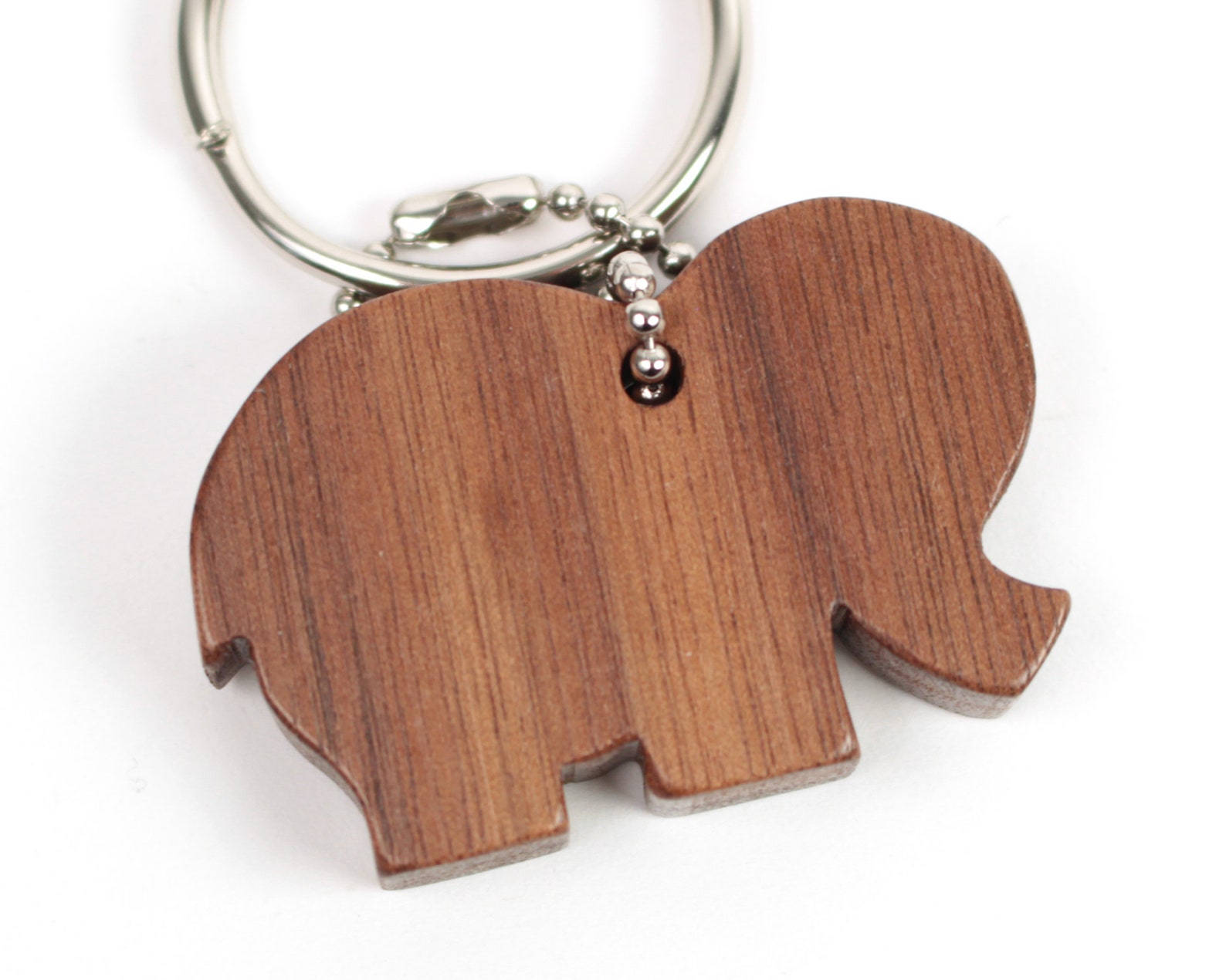 Elephant Key Chain Wood African Animal Keychain Elephant Key | Etsy