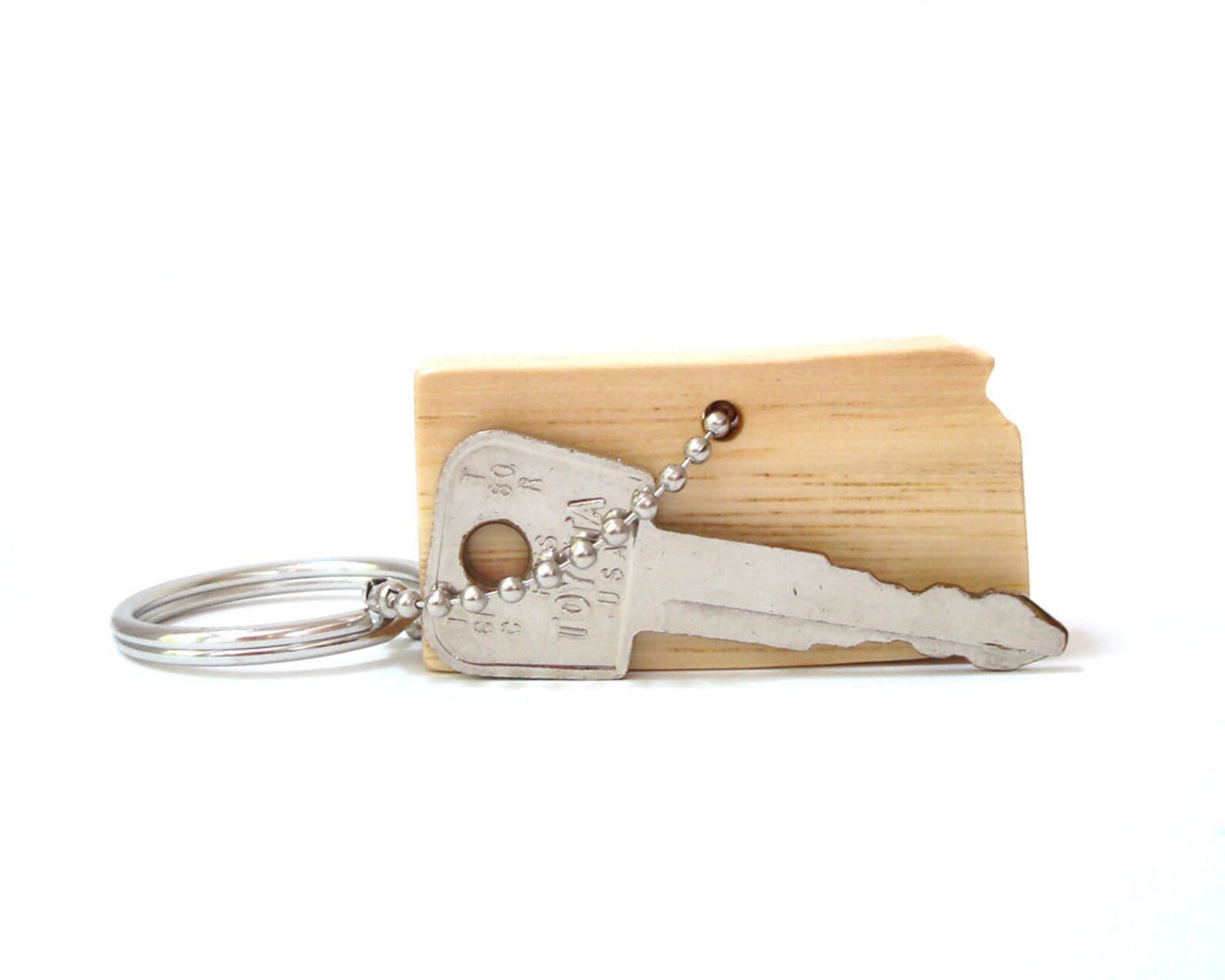 Wooden Kansas Key Chain Silhouette US State Key Chain USA - Etsy