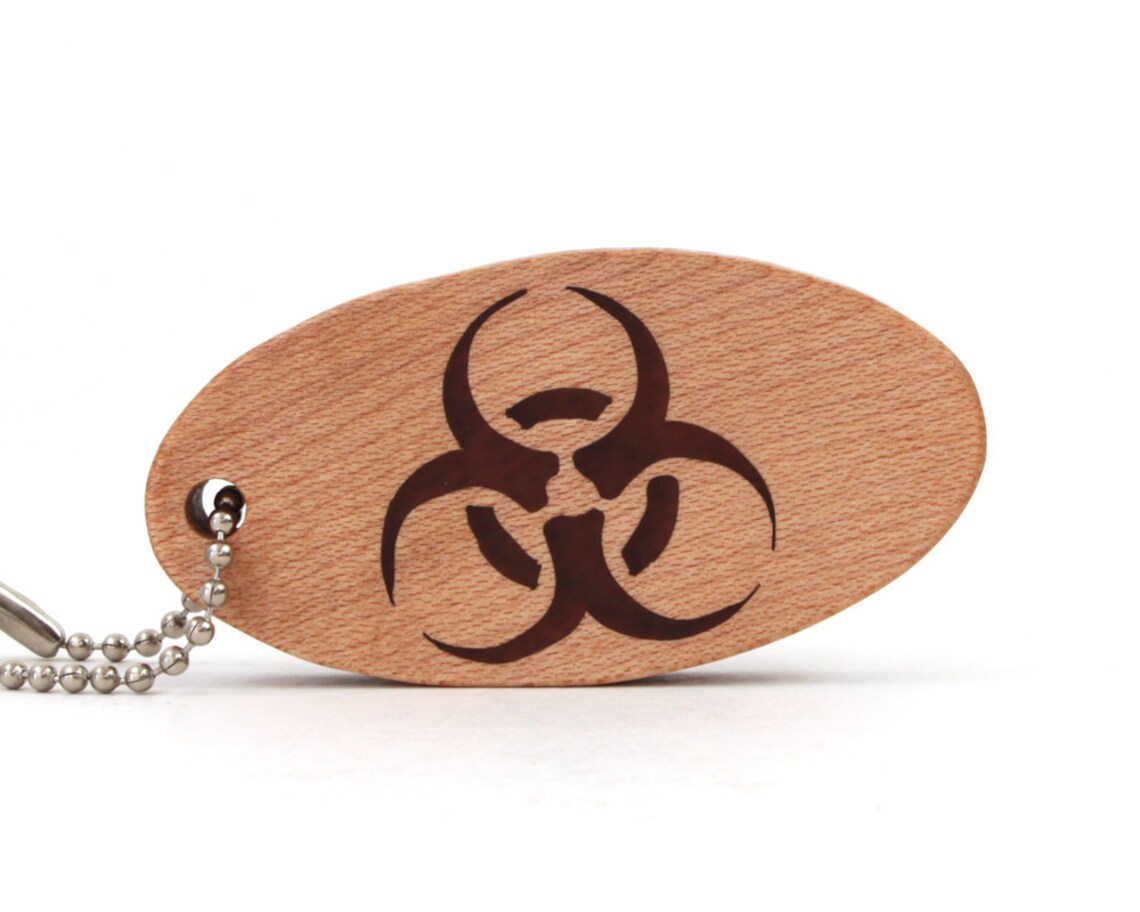 Biohazard Key Chain Science Accessories Medicine Key Ring - Etsy