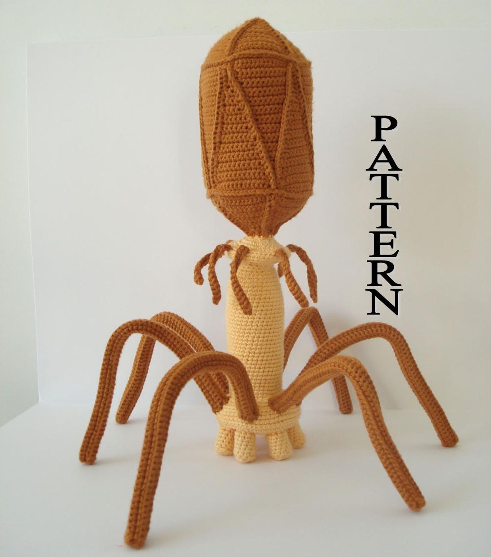 Bacteriophage Virus Crochet Pattern Amigurumi Crochet Virus - Etsy