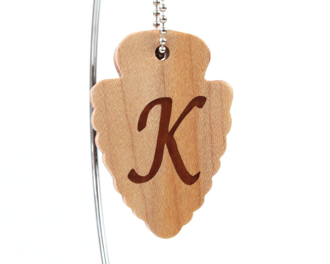 Personalized Single Initial Key Chain Letter K Key Fob - Etsy