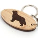 Newfoundland Key Chain Wood Dog Key Chain Newfie Key Ring Pet - Etsy
