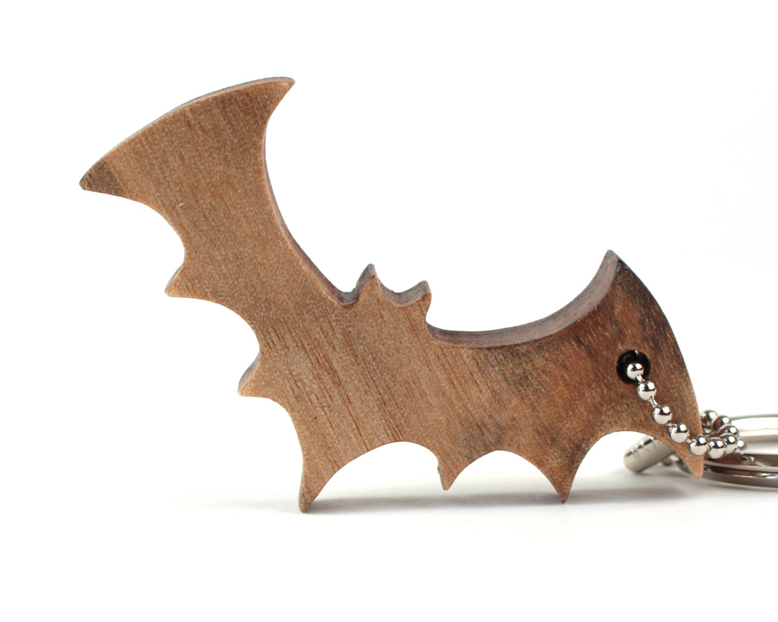 Bat Key Chain Flying Bat Silhouette Wood Animal Key Fob Bat - Etsy