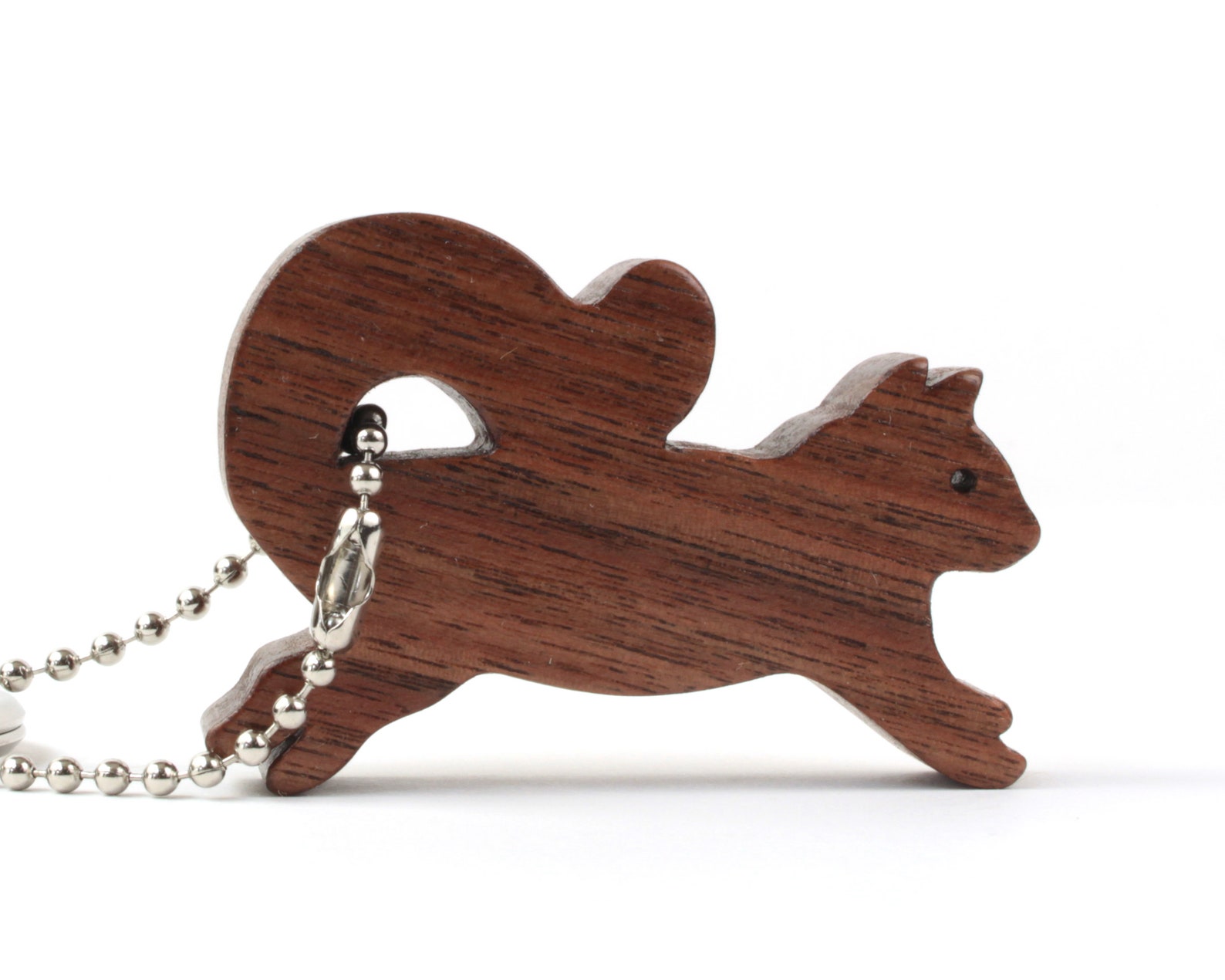 Wood Squirrel Key Chain Scroll Saw Woodland Animal Key Fob - Etsy