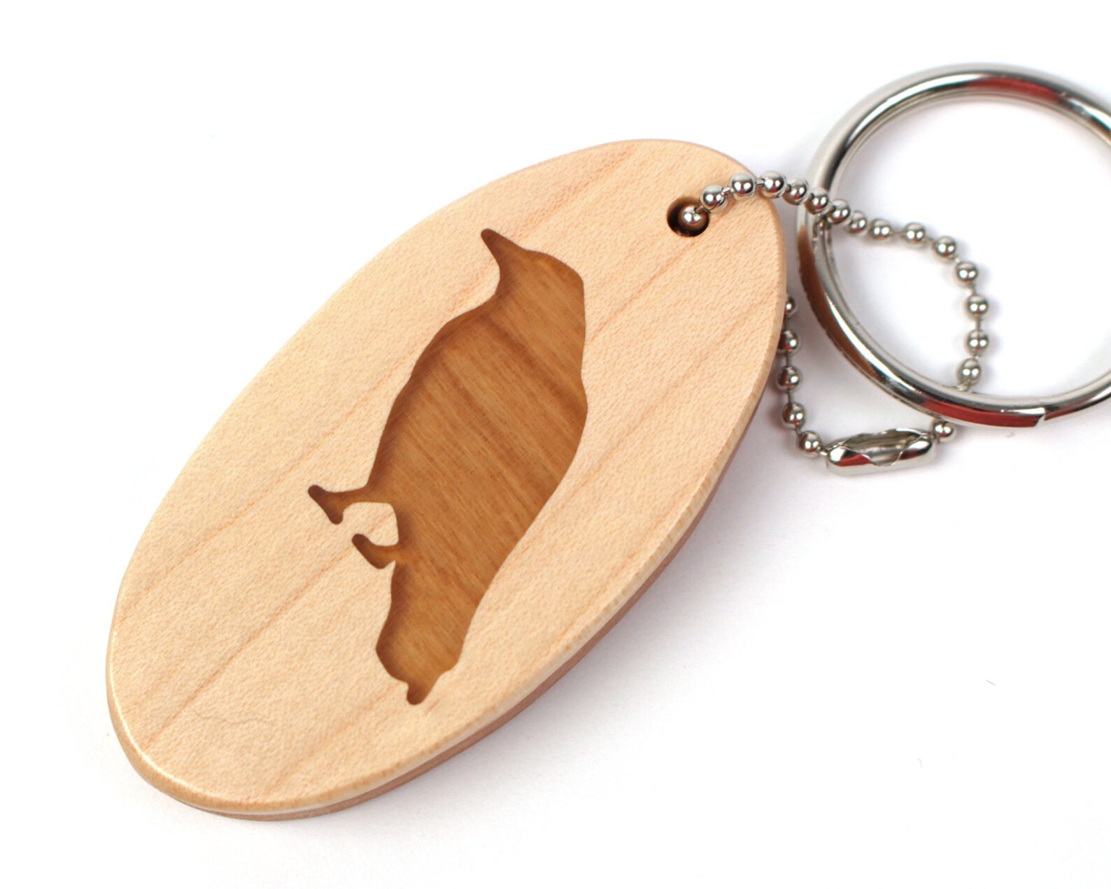 Wood Raven Keychain Crow Key Fob Gothic Accessories Wooden - Etsy
